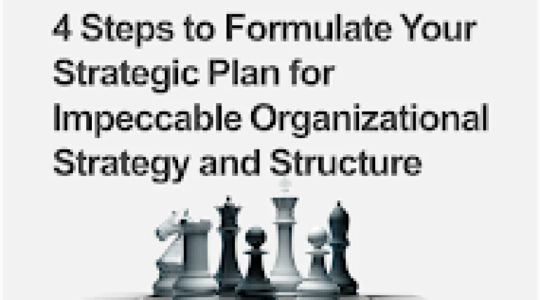 4 Steps to Formulate Your Strategic Plan for Impeccable Organizational